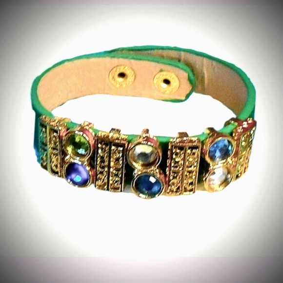 Hand Crafted | Jewelry | Slide Cuff Crystal Bracelet | Poshmark